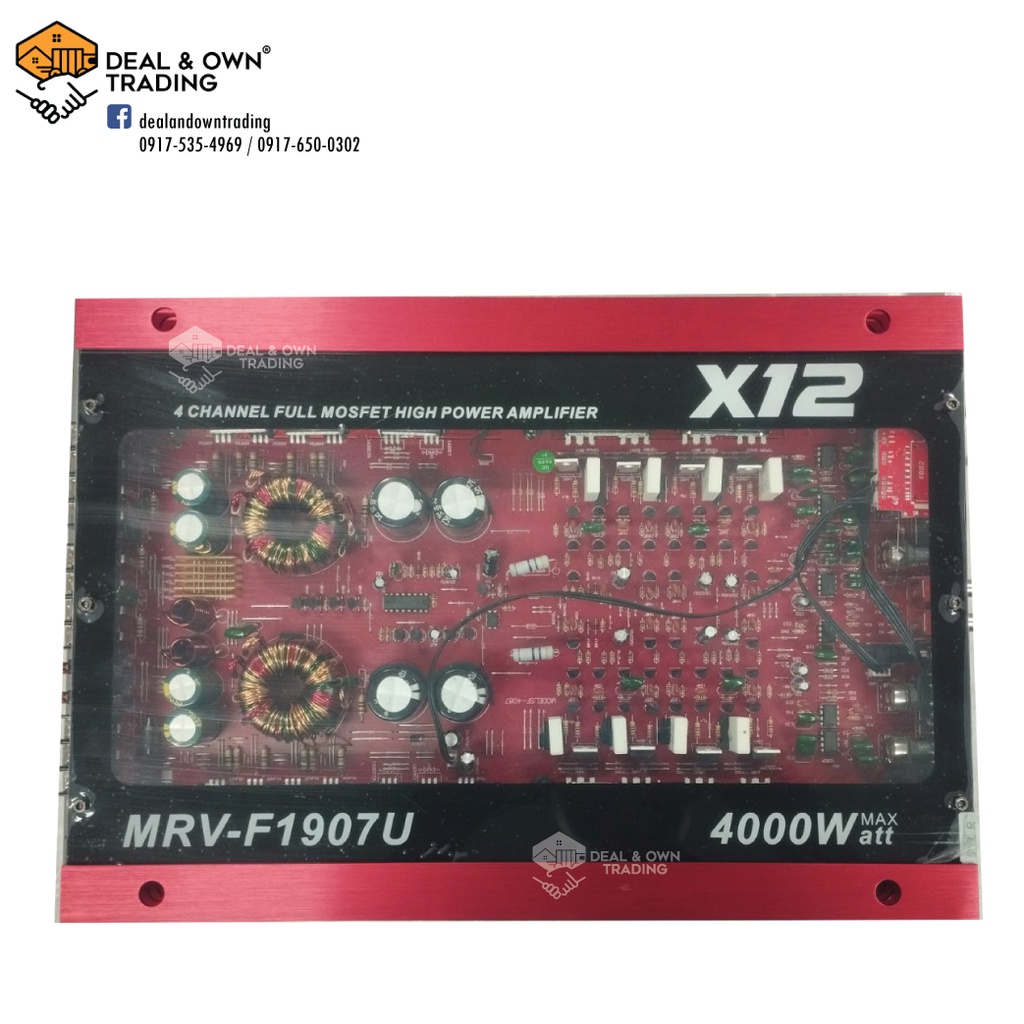 X12 MRV-F1907U/BT 4000W Max Power car amplifier | Shopee Philippines