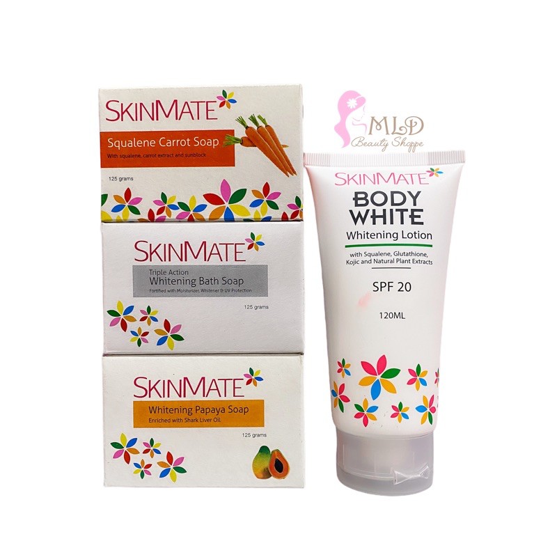 Authentic SkinMate Body Whitening Lotion & Soap | Shopee Philippines