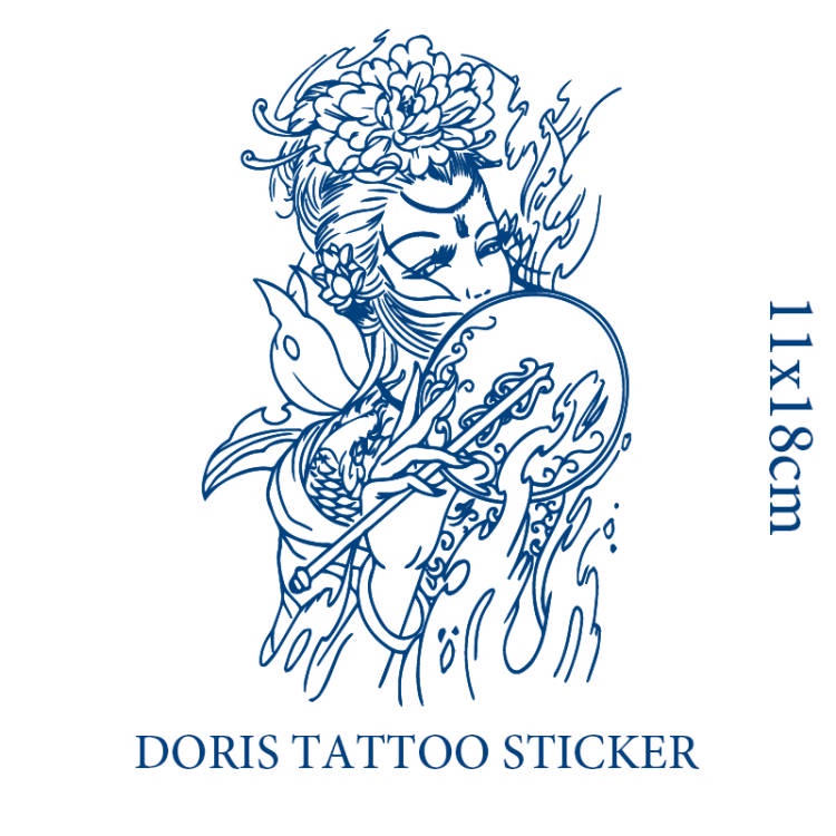 Temporary Tattoo Magic Tattoo Sticker Waterproof Long Lasting 15 days ...