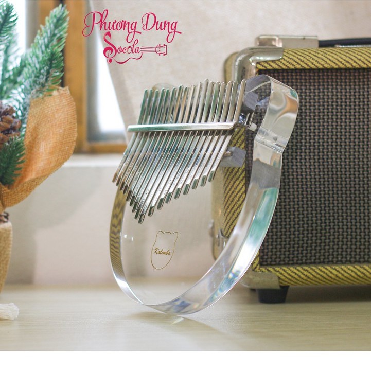 17-key transparent Kalimba - with pre-engraved notes | Shopee Philippines