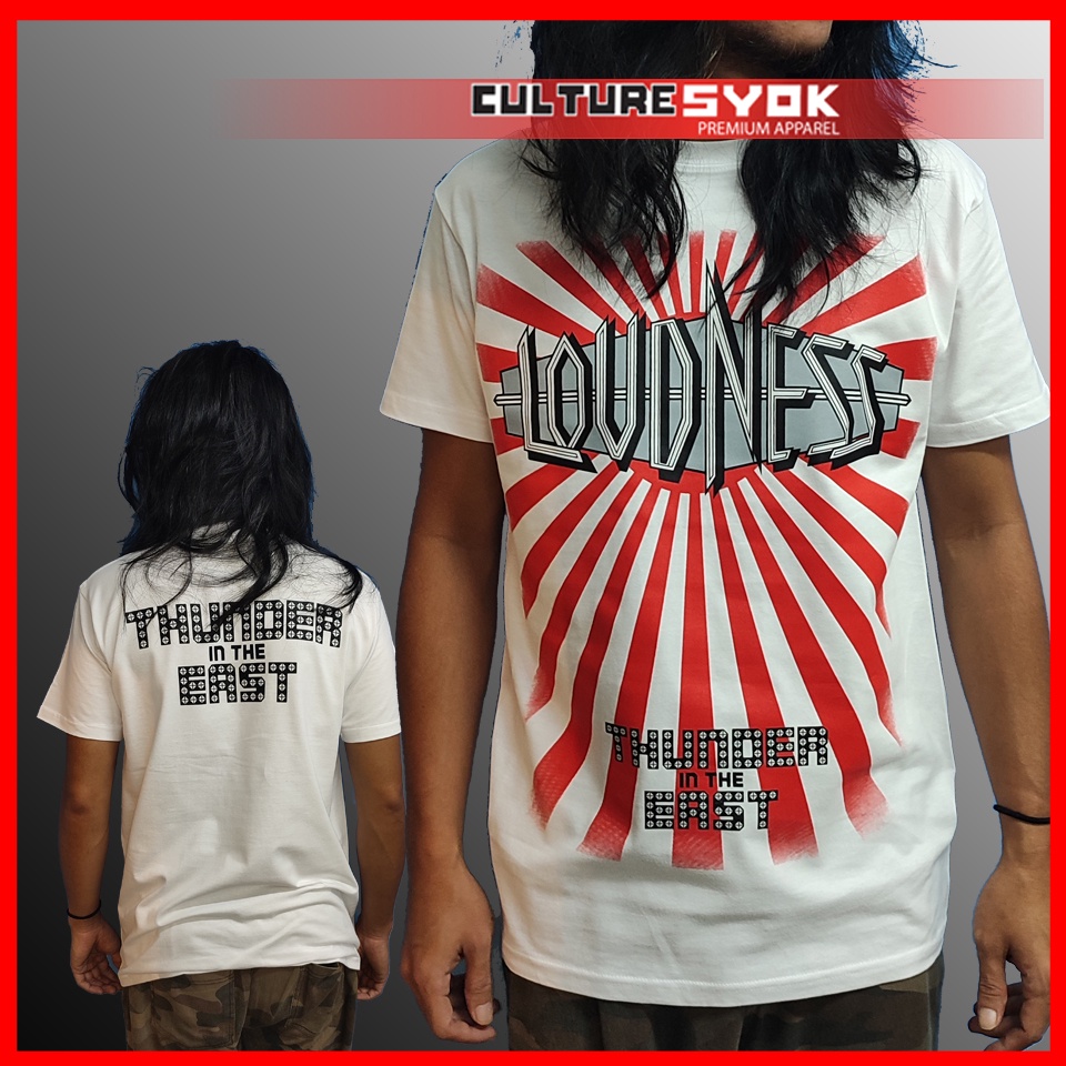 LOUDNESS Rock T-shirt 100% premium cotton by Culturesyok | Shopee ...
