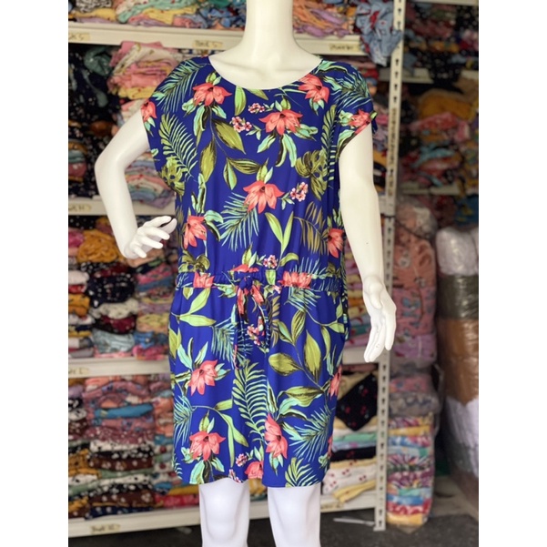 NANAY MINI DRESS WITH POCKET AND TIE | Shopee Philippines
