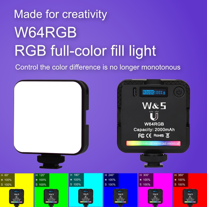 Selens Mini Pocket Light Photography Video Fill Light for Vlog Video ...