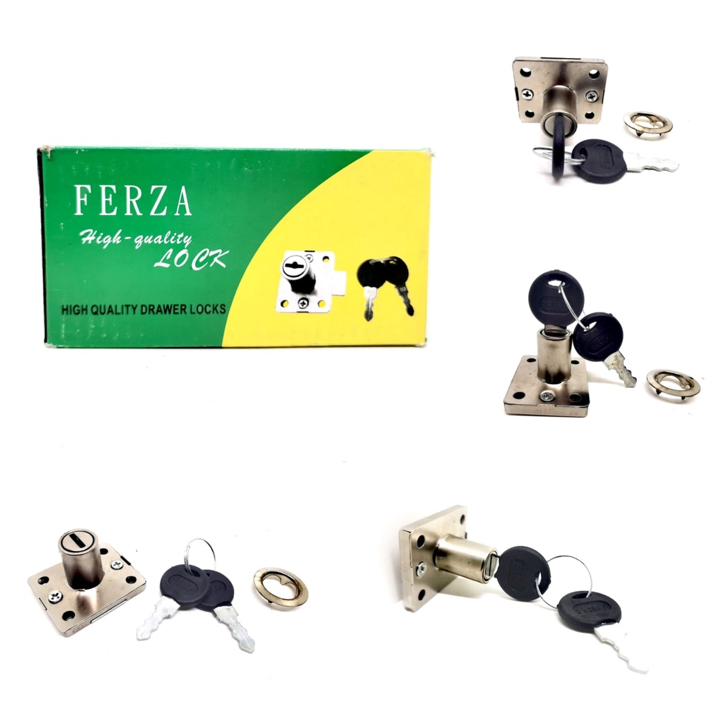 Ferza 101 Multi-Purpose Display Case Desk Cabinet Drawer Lock | Shopee ...