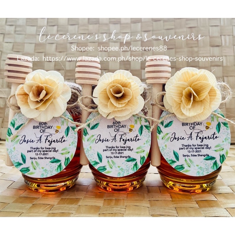BIRTHDAy/WEDDING SOUVENIRS PURE HONEY 100ml Beehive(MINIMUM ORDER 5 PCS ...