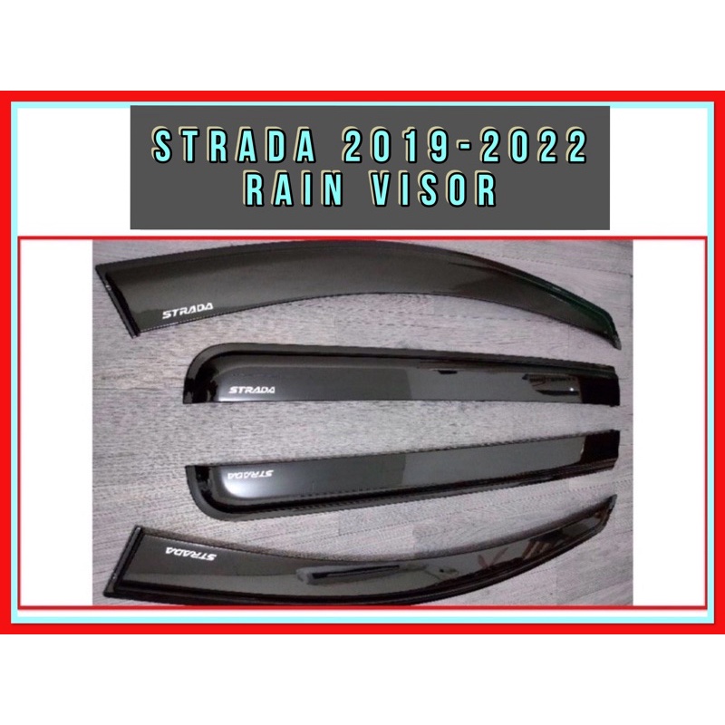 MITSUBISHI STRADA 2019-2023 RAIN VISOR | Shopee Philippines