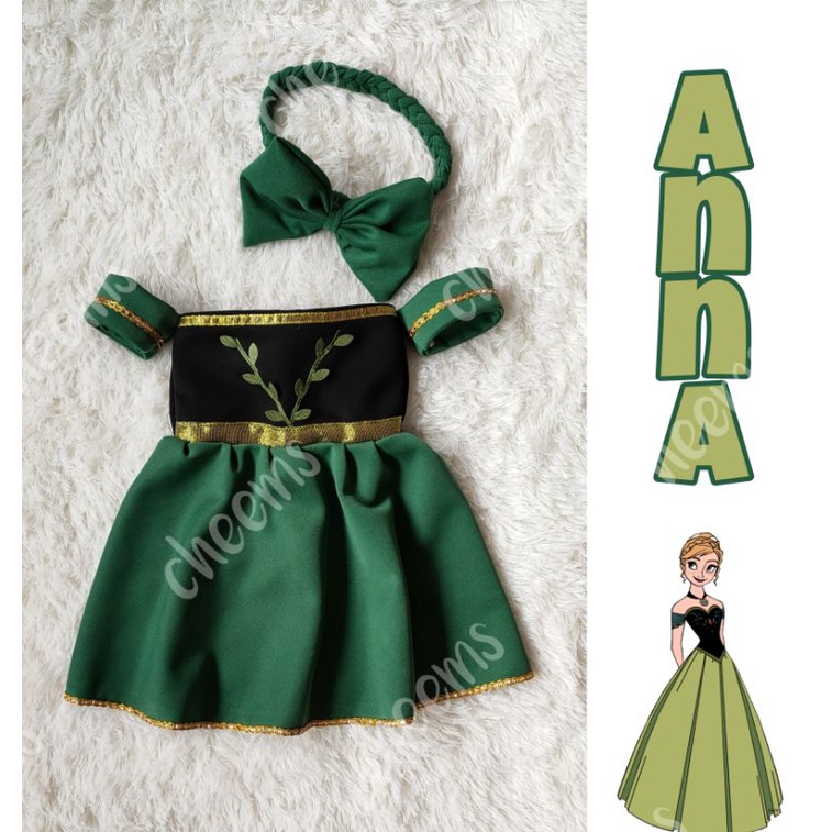 PRINCESS ANNA INSPIRED COSTUME AND SHOES/OOTD/DRESS/DISNEY PRINCESS ...