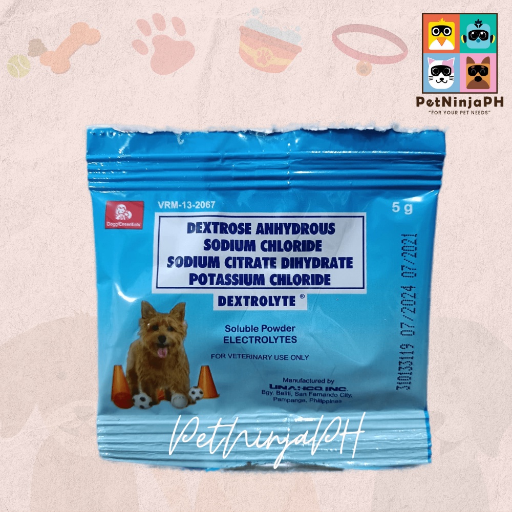 Dextrolyte powder for dogs and cat 5 grams JULY 2024 | Shopee Philippines