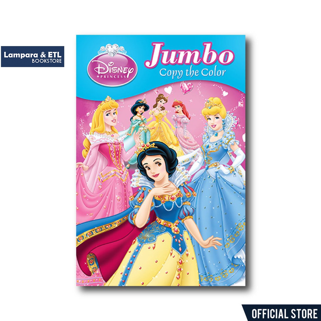 Disney Princesses Jumbo Copy The Color | Shopee Philippines