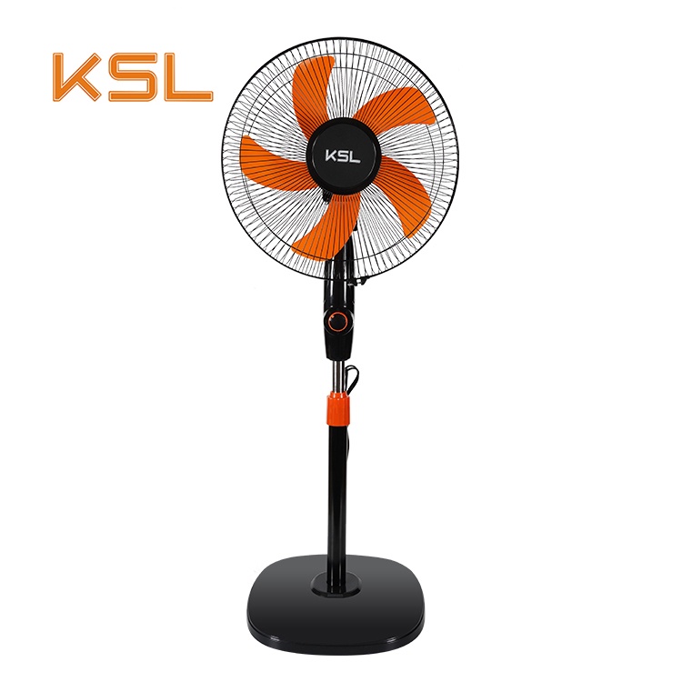 KSL 16 Inch Electric Fan Stand Fan 3 Speed Mode 5 Blades Oscillation ...