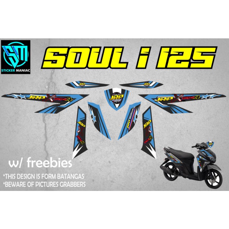 Mio soul i 125 decals sticker Jrp | Shopee Philippines