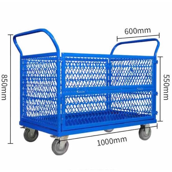 Trolley Cart Basket Box Truck For Lifting Heavy Weight Heavy Duty Push ...