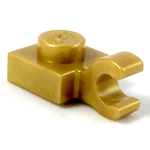 Lego Part 61252 - 1x1 Plate w/ Open O Clip (Horizontal) (5pcs per Lot ...