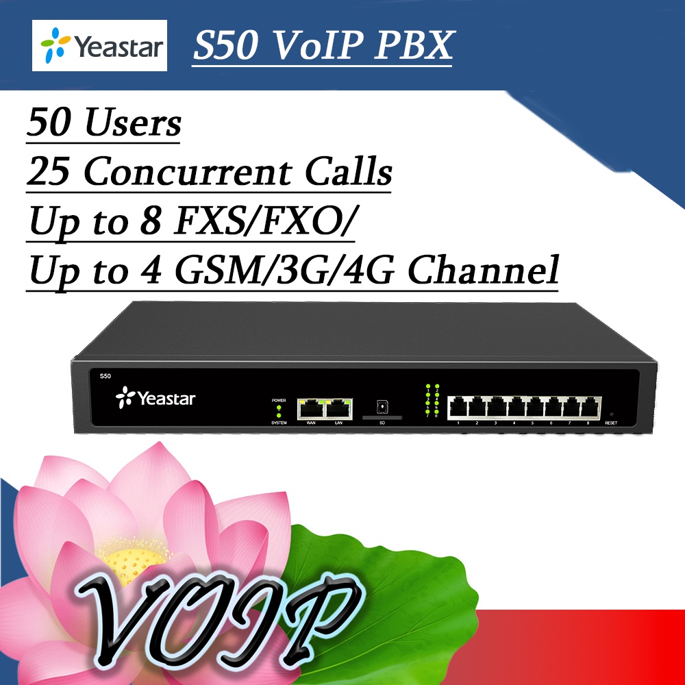 Yeastar S50 VoIP PBX for Small Business(Base unit only)(VAT INC PRICE) | Shopee Philippines