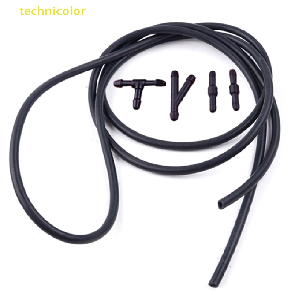 TCPH 1M Windshield Washer Nozzle Hose Tube Pipe With 4PCS Connector Car ...