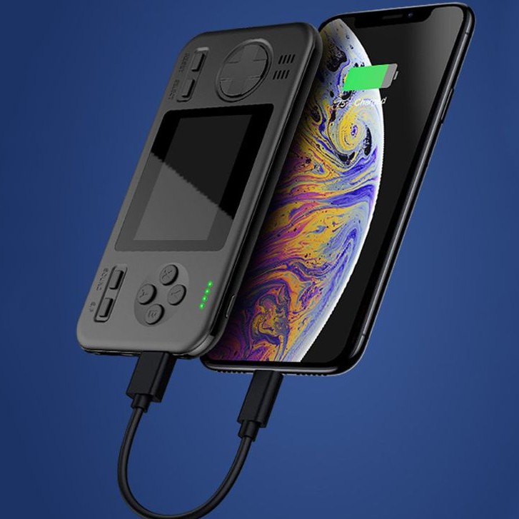 Powerbank with Gameboy Retro Video Game Player 416 Games Built-in ...