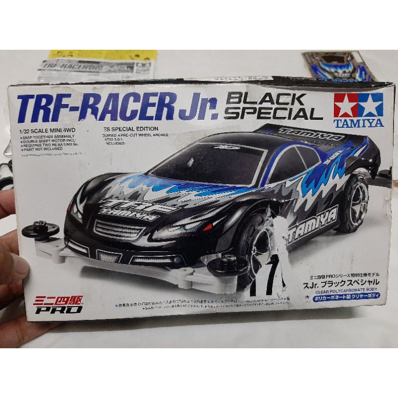 Tamiya TRF-Racer Jr. Black Special 1/32 Scale Mini 4WD Pro Series ...