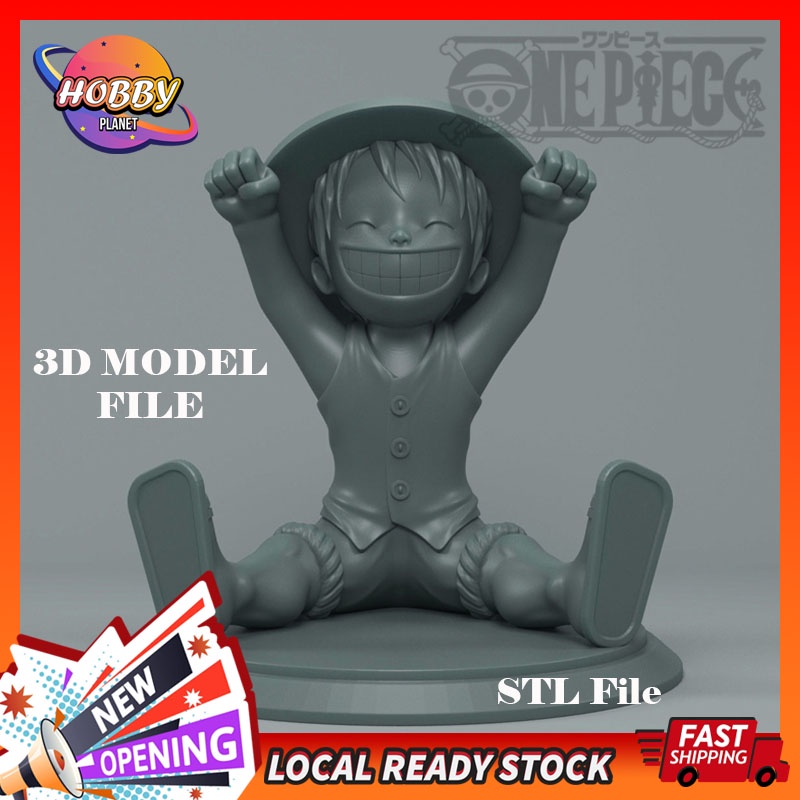 FILE One Piece Luffy 3D Model File STL OBJ | Shopee Philippines