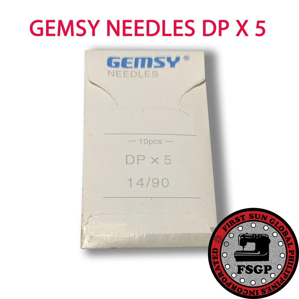 Industrial Sewing Machine Gemsy needle DPX5 For Double needle ...