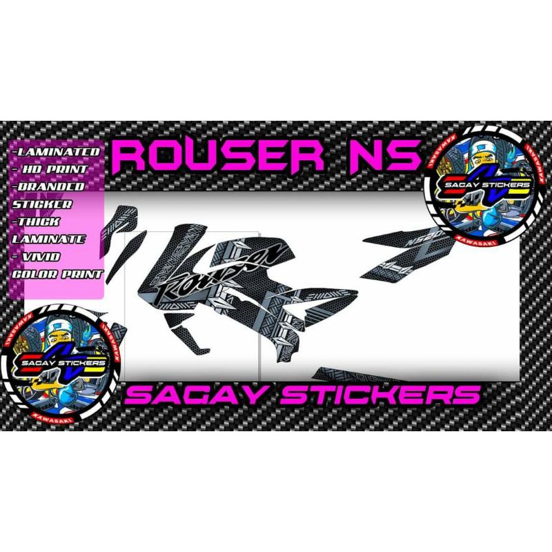 Kawasaki NS200 , 160, 150 , 180 Motorcycle Sticker Decals | Shopee ...