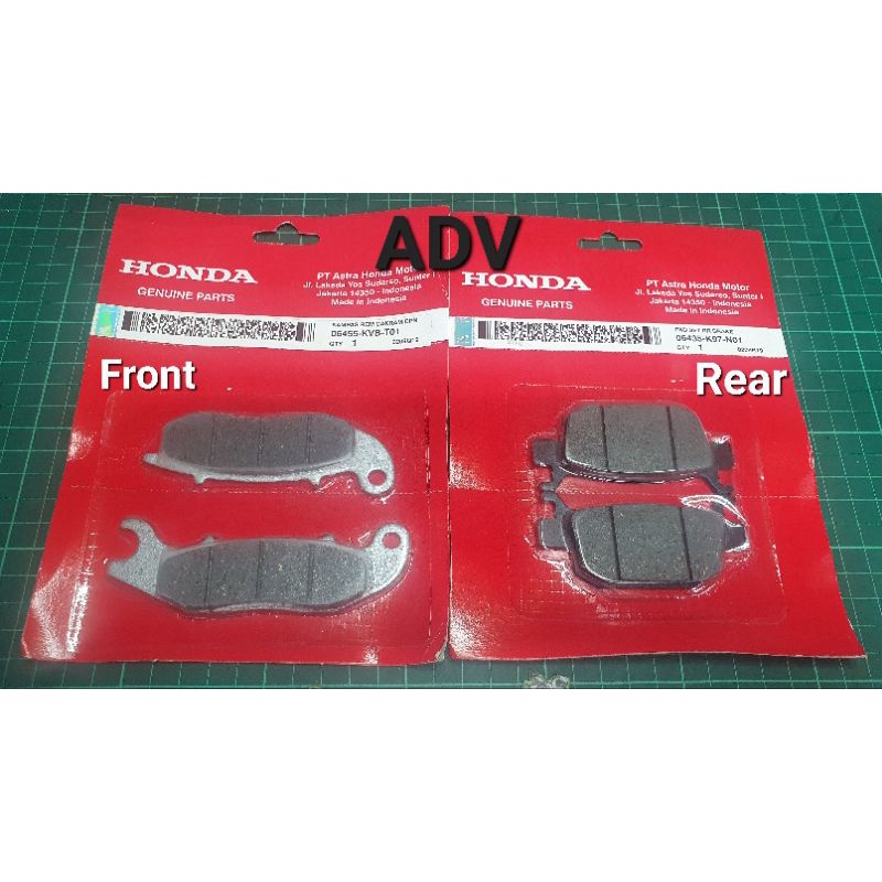 Honda ADV 150/160 disc pad genuine honda Original | Shopee Philippines