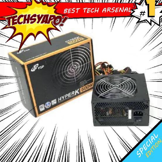 FSP HYPER K 500W 80+ POWER SUPPLY HYPERK | Shopee Philippines