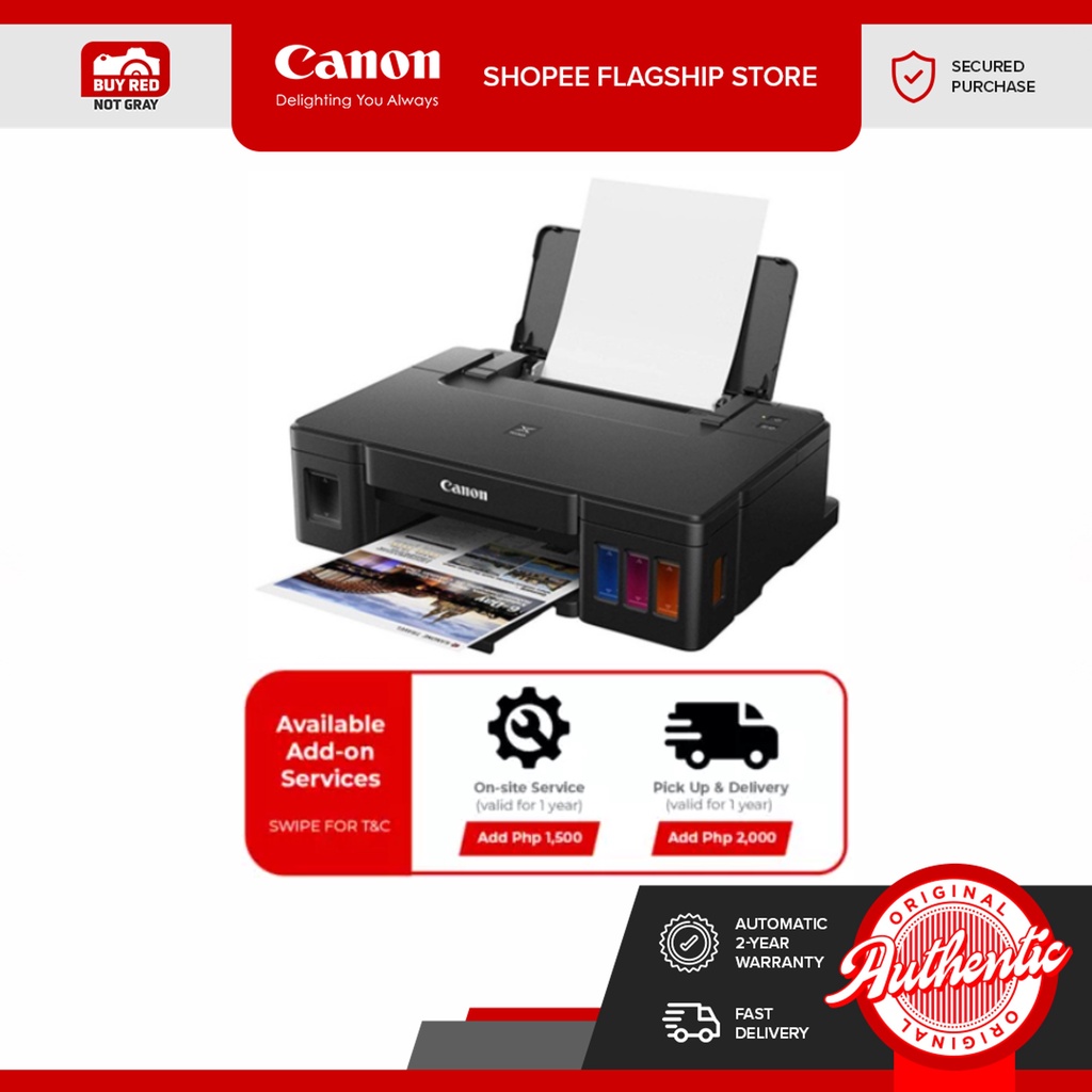 Canon Pixma G1010 Refillable Ink Tank System | Shopee Philippines
