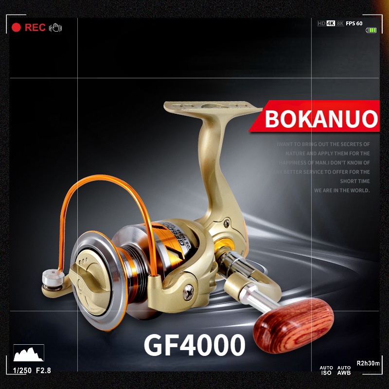 BOKANUO GF4000 Metal fishing wheel, fish wheel, fishing line wheel ...