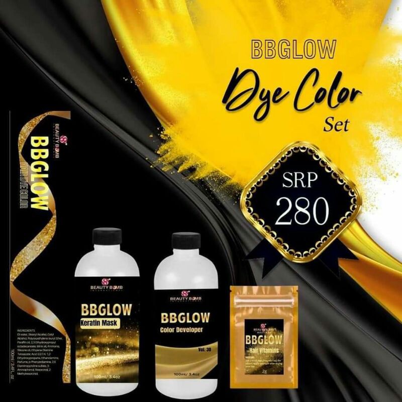 BBGLOW Permanent Hair Color | Shopee Philippines