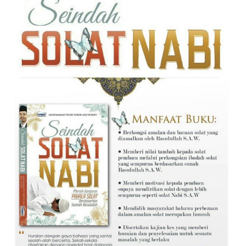 Seindah Solat Nabi (Mohammad Yusri Yubhi Md Yusoff) | Shopee Philippines