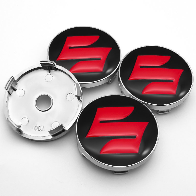 4pcs 60mm Wheel Center Hub Cap Rim Badge Cover for Suzuki Jimny Samurai ...