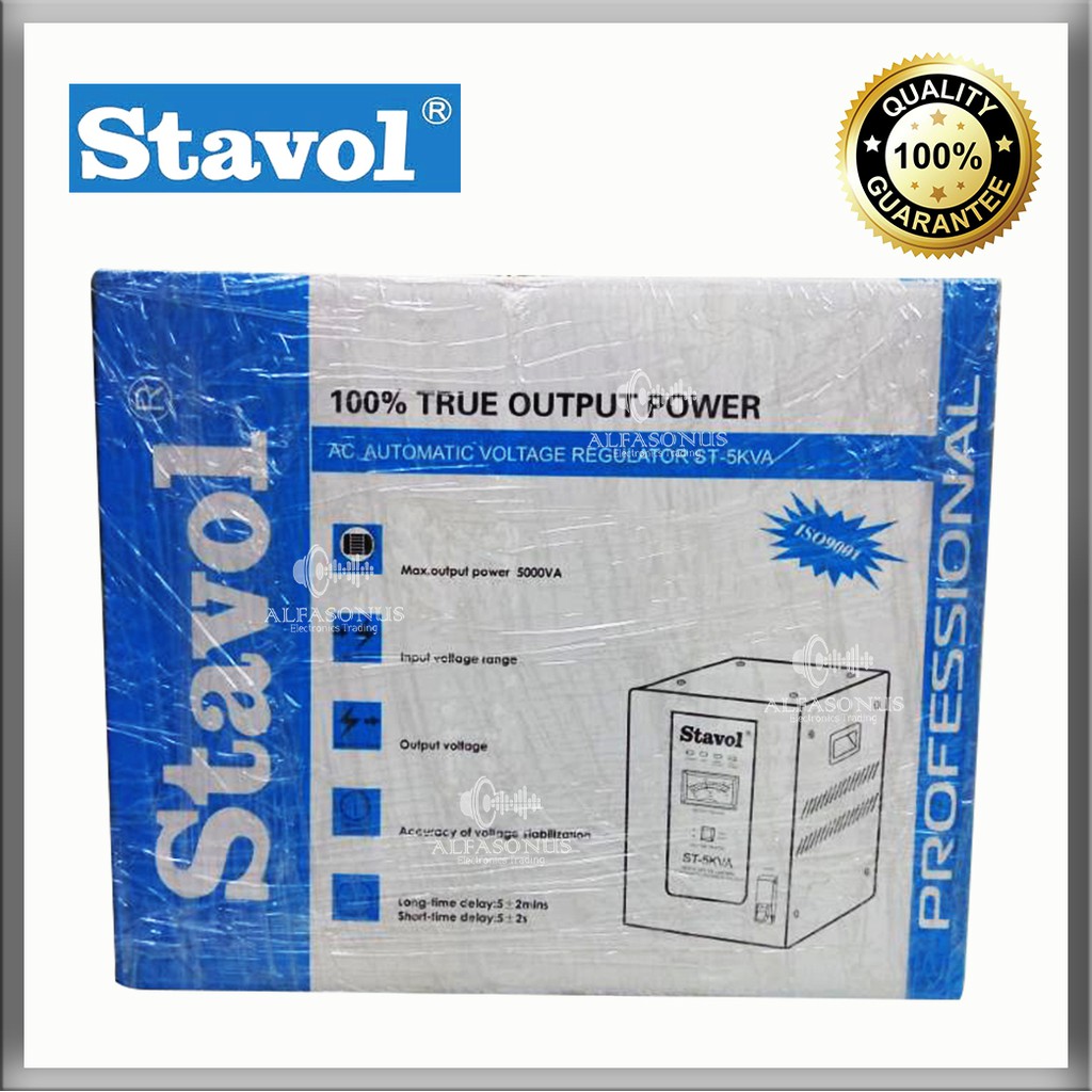 Stavol 5000W AVR ST-5KVA / SVC-5000VA / ST-5000VA Automatic Voltage ...