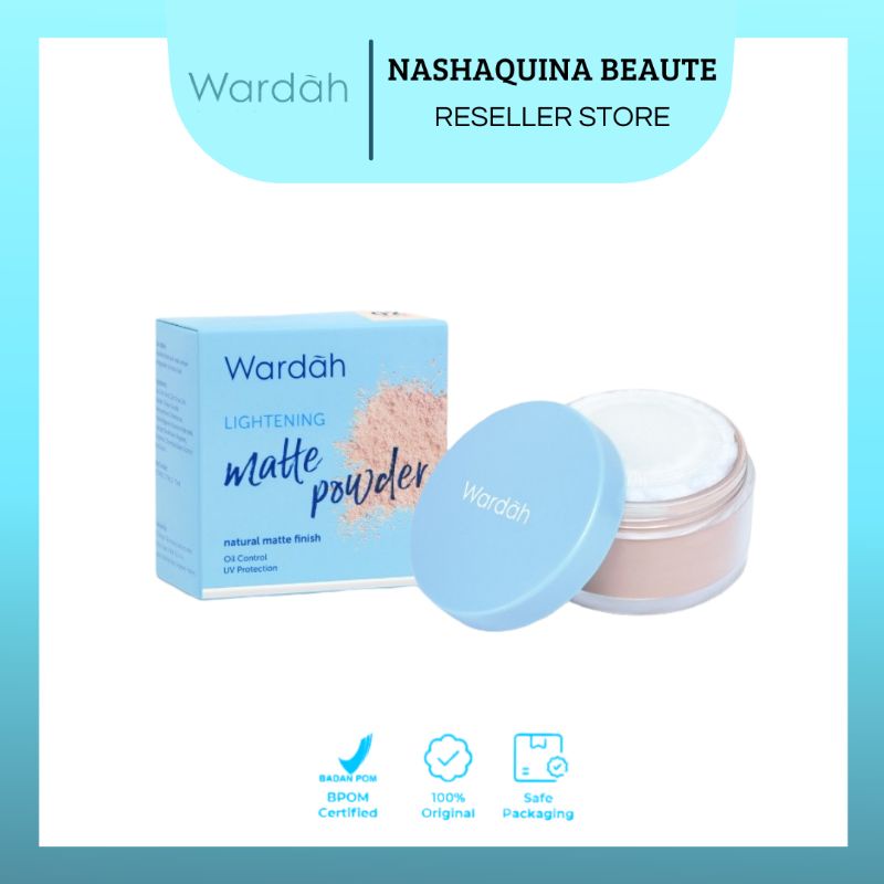 Wardah Lightening Matte Loose Powder 20g (wardah Loose Powder) | Shopee ...