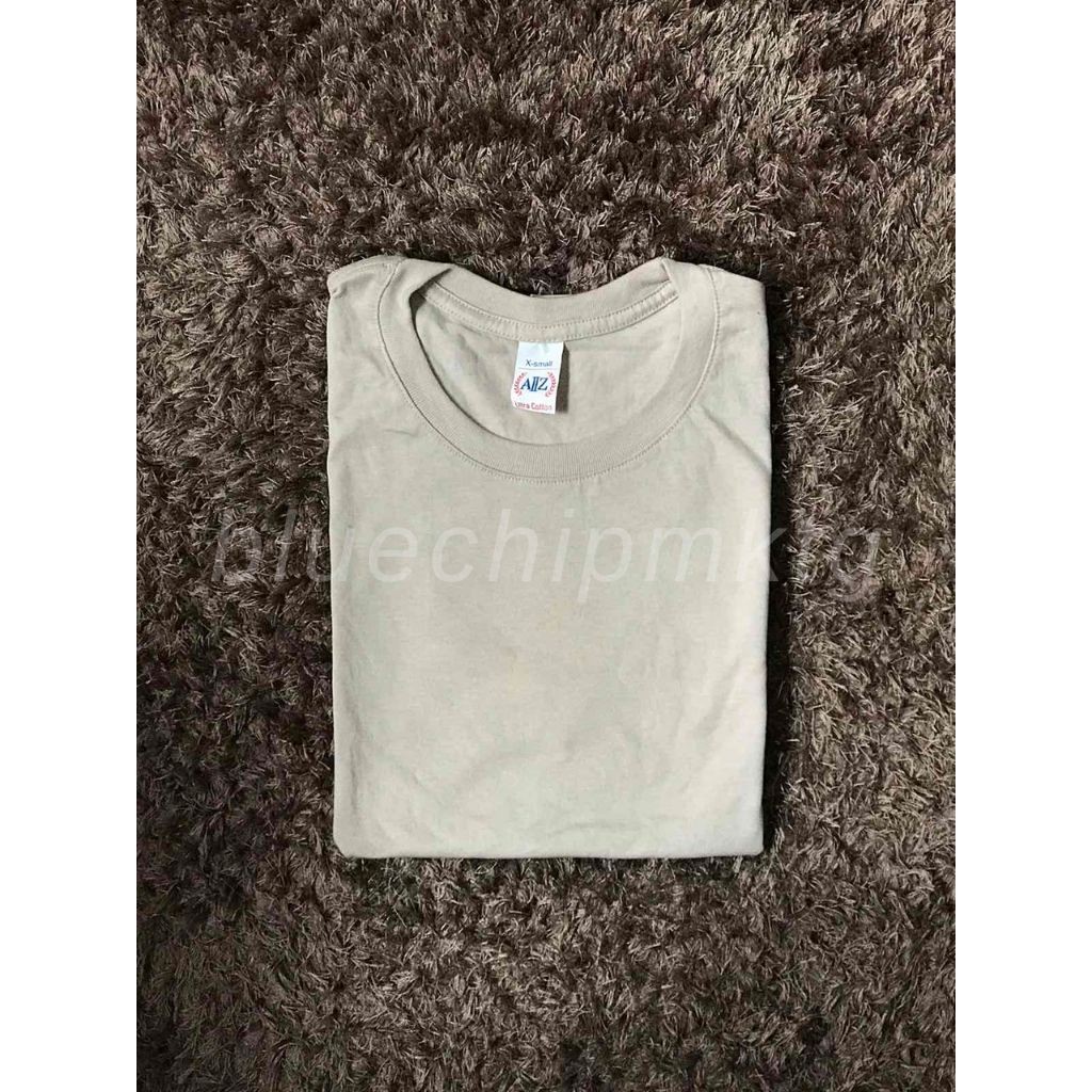 Durable Cotton A2Z Plain T-Shirt Unisex (2/6) (Khaki, Peach, BabyPink ...