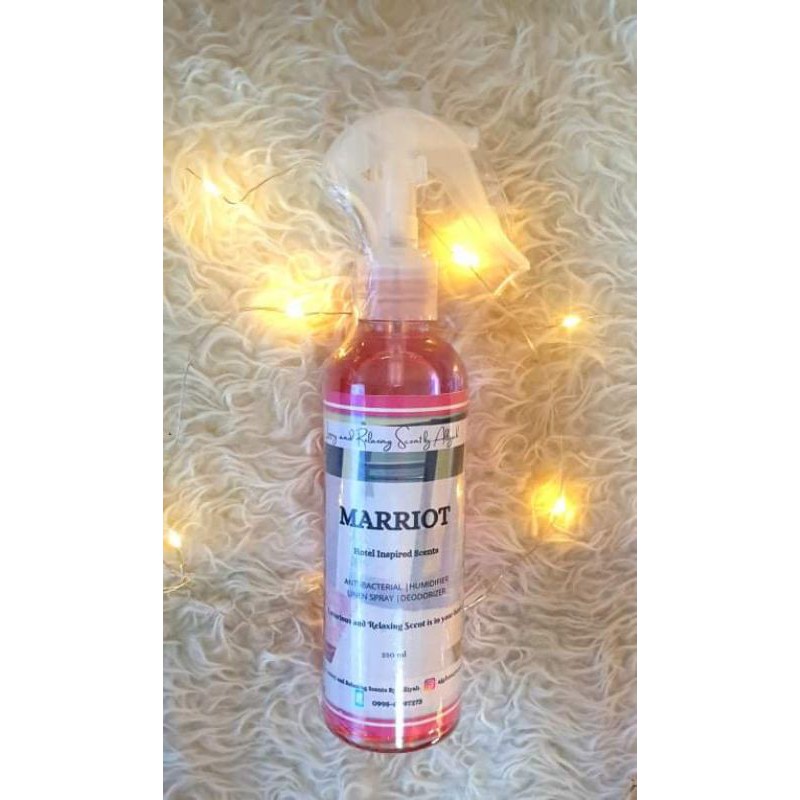 HOTEL SCENTS ANTIBACTERIAL LINEN SPRAY HUMIDIFIER AND DISINFECTANT ...