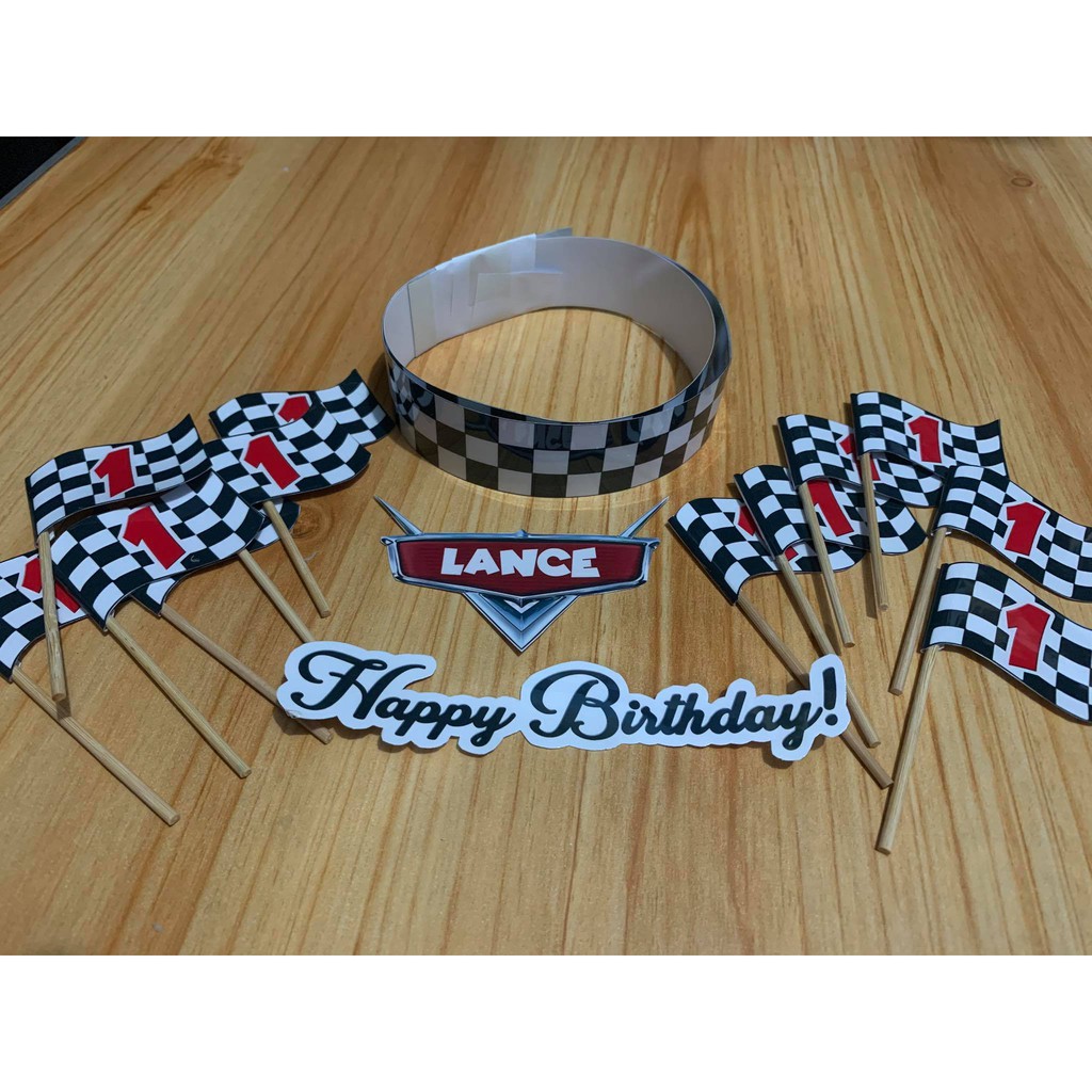 Cake Topper - Cars / Mc queen / BOY | Shopee Philippines