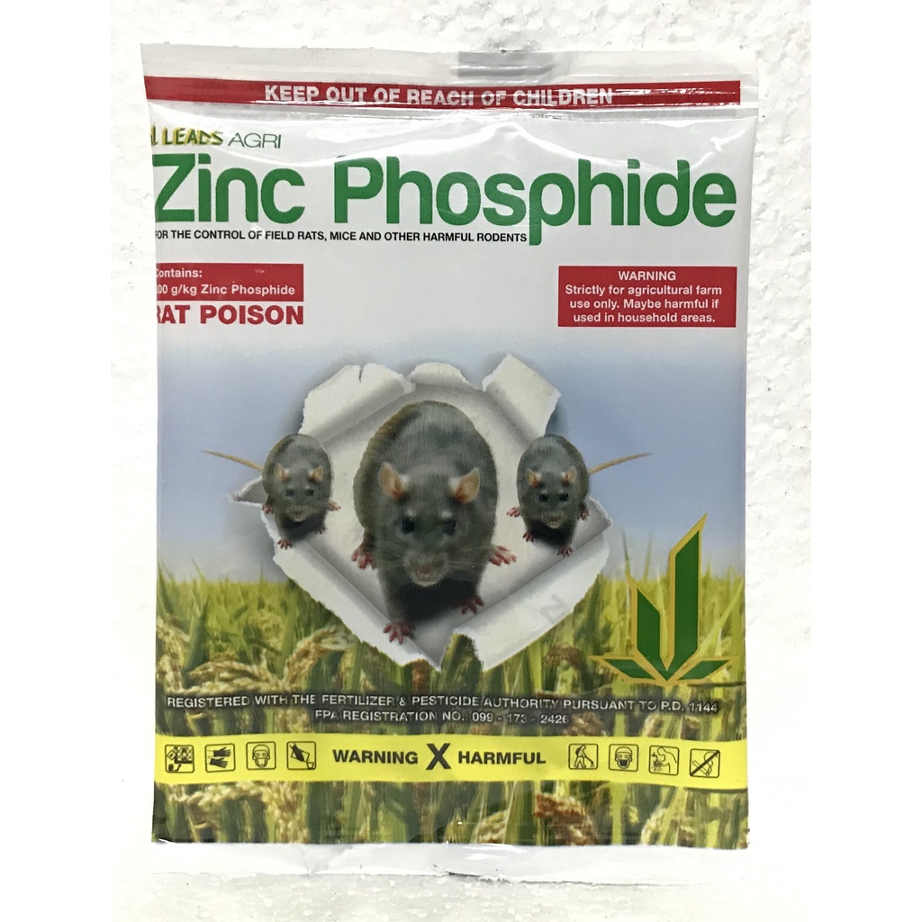 3 PACKS ZINC PHOSPHIDE 10G | Shopee Philippines