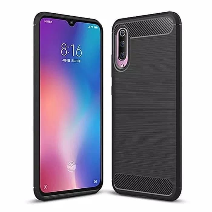 Samsung Galaxy A10 Softcase iPAKY Carbon Case - Black | Shopee Philippines