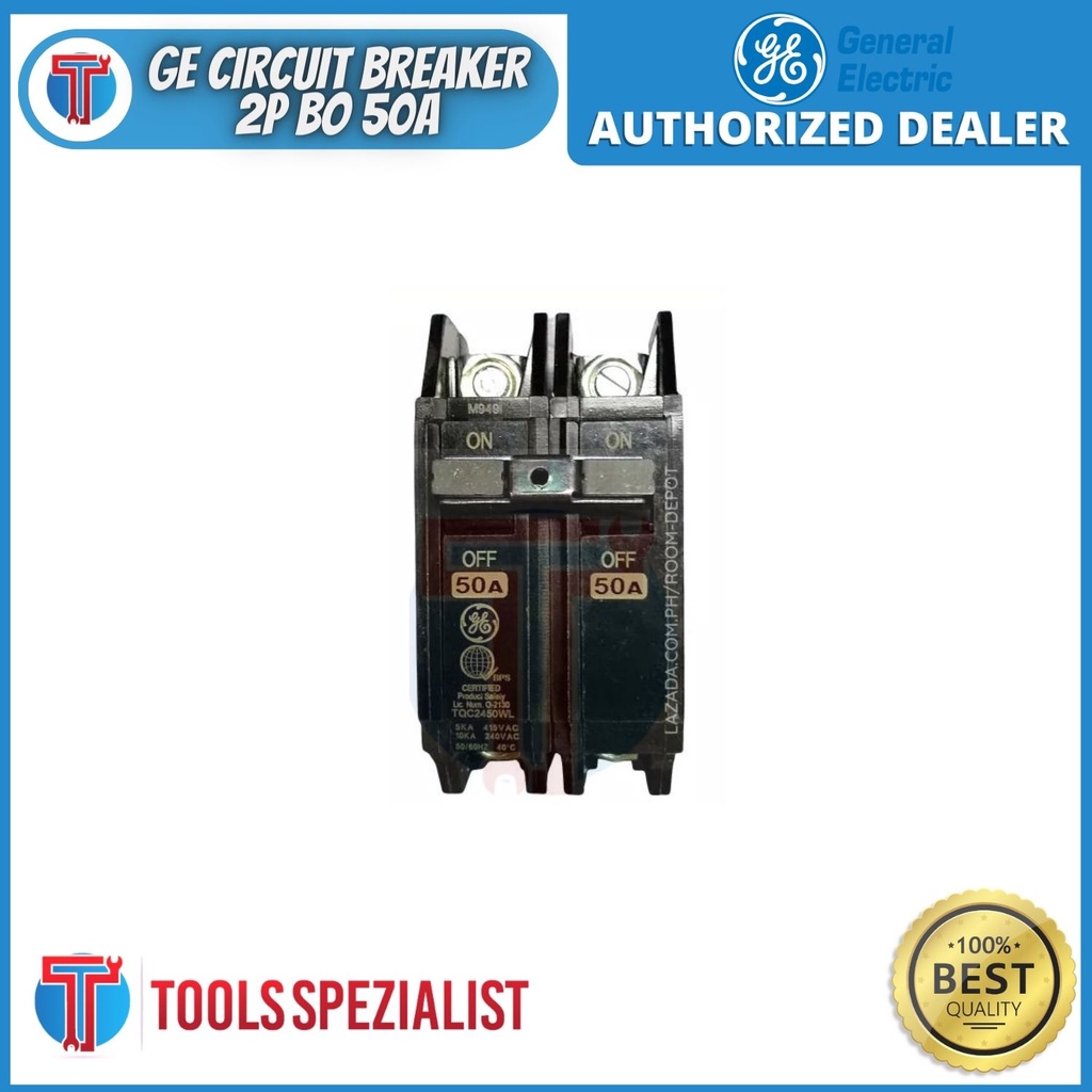 GE CIRCUIT BREAKER 2P BO 50A | Shopee Philippines