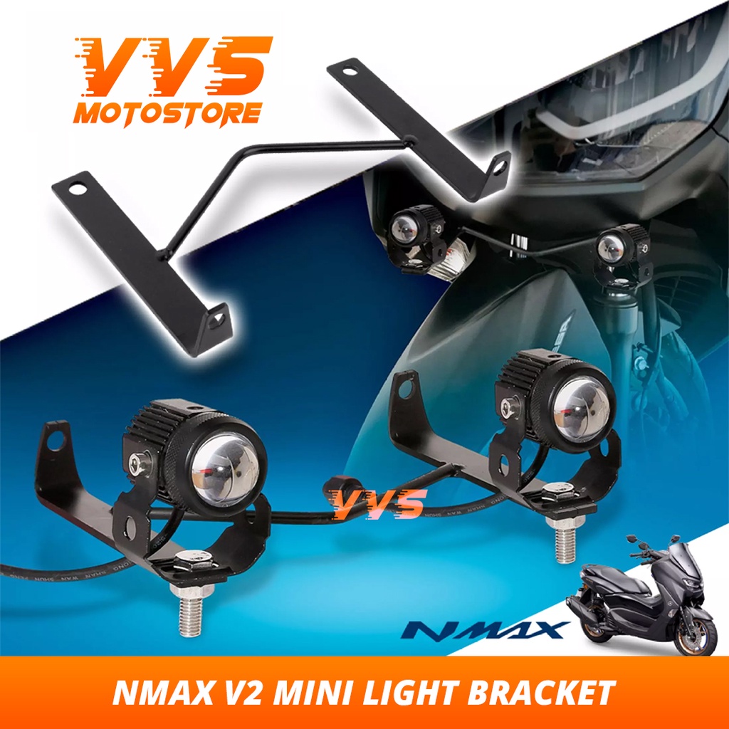 Nmax 2020（Nmax V2）LED Light Bracket For Mini Driving Light / Blue Water ...