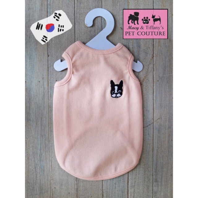 Cotton Dog Shirt Sando Clothes from Korea | Shopee Philippines
