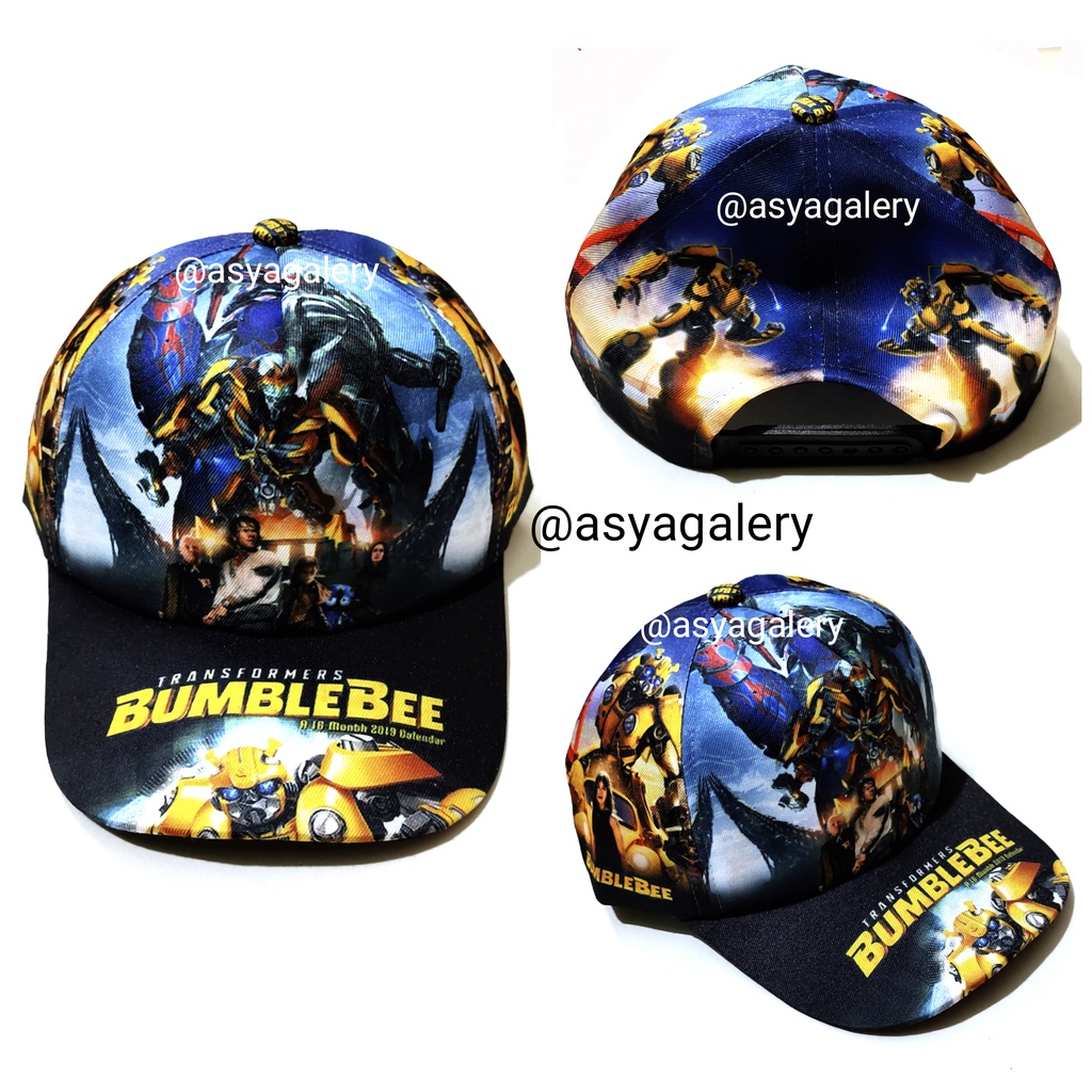 Bumblebee TRANSFORMER Children's Hat FULL PRINT/Children's ROBOT ...