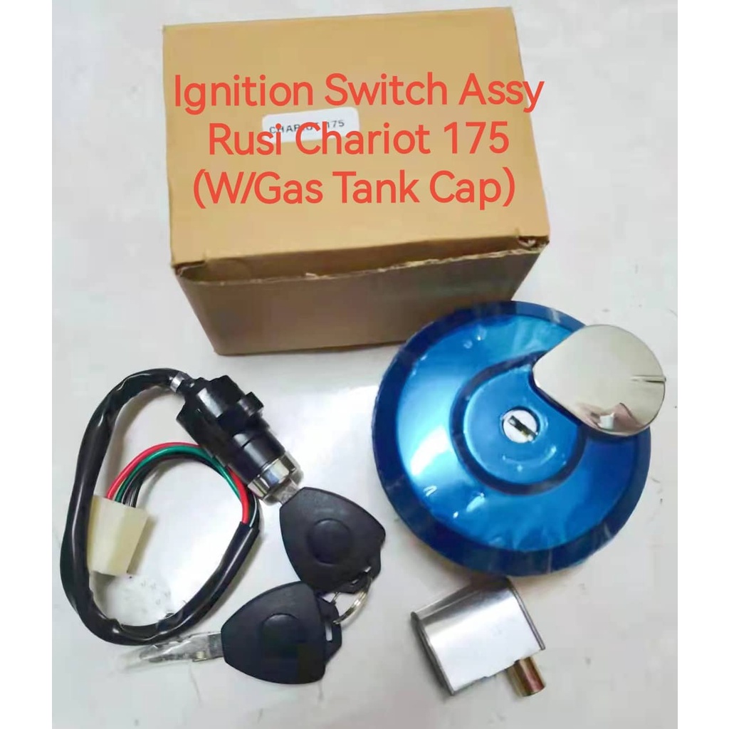 (COD) Ignition Switch Assy For Rusi Chariot 175 (W/Gas Tank Cap ...
