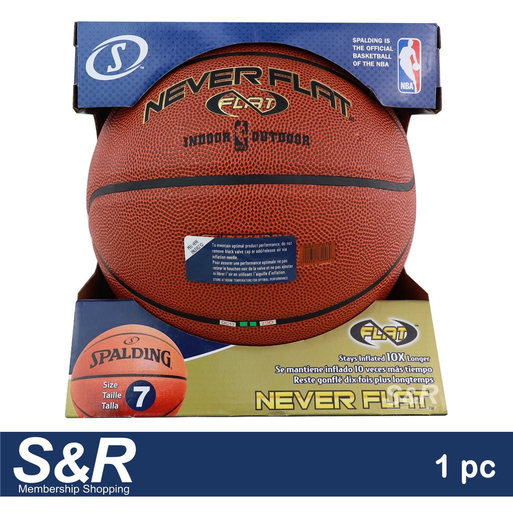 Spalding Never Flat Basketball 1pc | Shopee Philippines