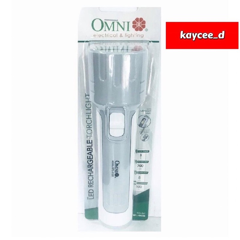 Omni Rechargeable Flashlight- RFL-9128 | Shopee Philippines