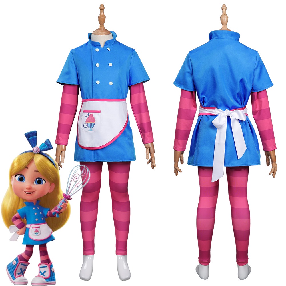 Kids Children Alice cosplay Wonderland Bakery2022 Alice Cosplay Costume ...