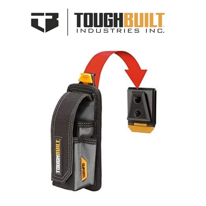 ToughBuilt TB-CT-34-B Meter/Tester Tool Pouch - 5 Pockets and Loops ...