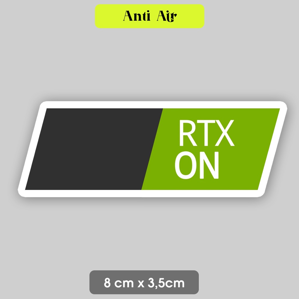 Nvidia RTX On Ray Tracing Sticker Waterproof Unit | Shopee Philippines