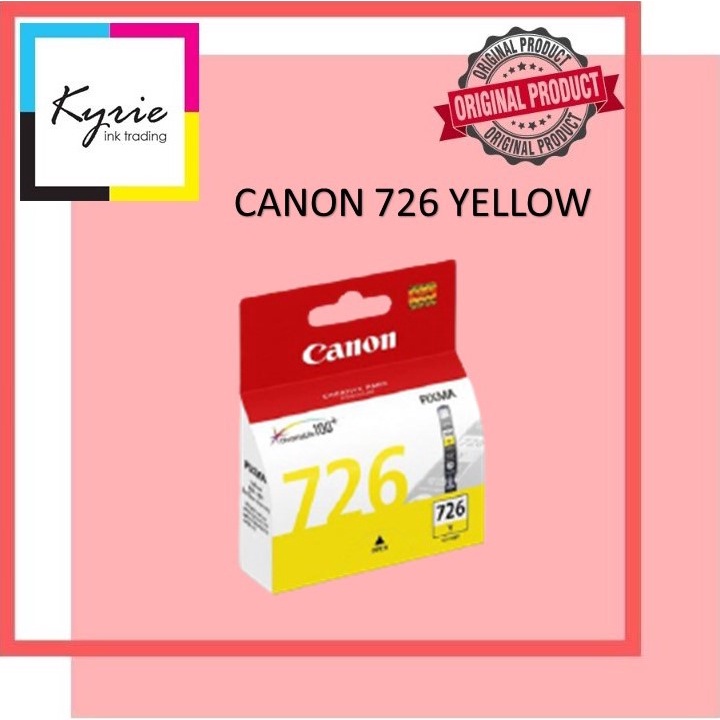 Canon 726 CLI-726 Original Ink Cartridge ( Yellow ) | Shopee Philippines