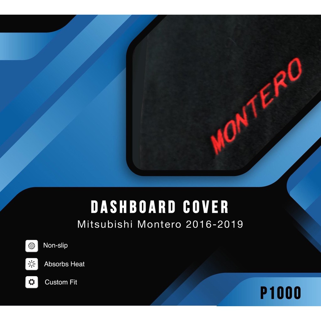 Mitsubishi Montero 2016-2025 Dashboard Protector / Sun Shield | Shopee Philippines